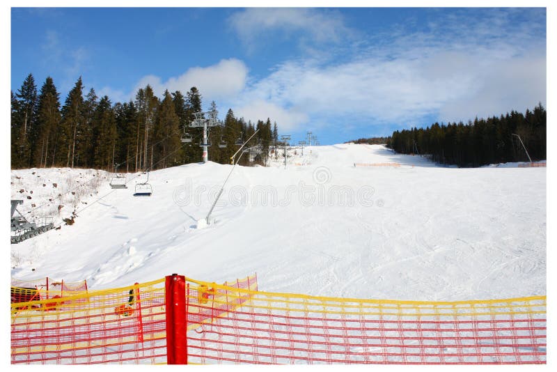 Ski slope, net stock photo. Image of active, cold, outside - 23129222