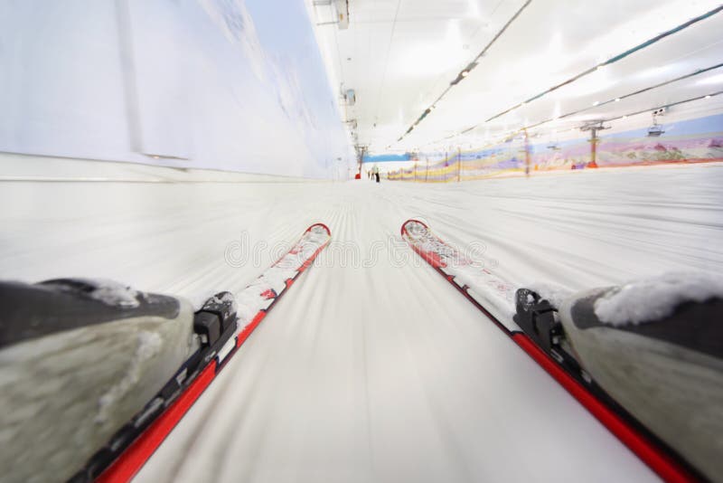 Ski slope. view from ski stock photo. Image of peak, fast - 22735680