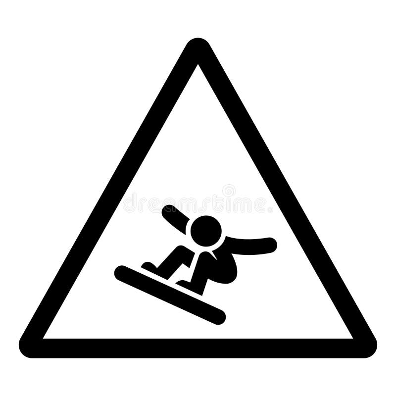 Ski Sports Area Symbol Sign ,Vector Illustration, Isolate on White ...