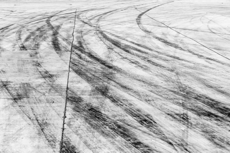 Skid marks stock image. Image of grunge, motorbike, asphalt - 76316339