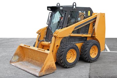 Skid Steer stock photo. Image of skid, vehicle, machine - 142678800