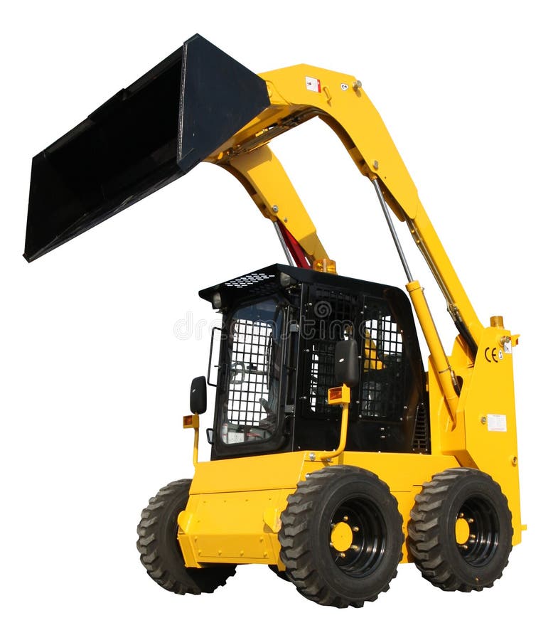 Skid steer loader stock image. Image of engineering, multi - 13207913