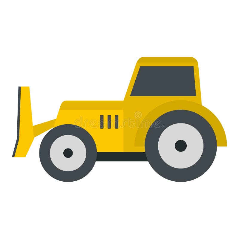 Skid Steer Loader Icon Isolated Stock Vector - Illustration of object ...