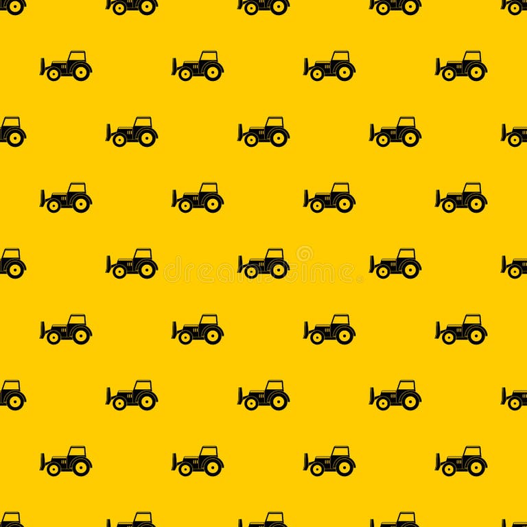 Skid Steer Loader Pattern Vector Stock Vector - Illustration of ...