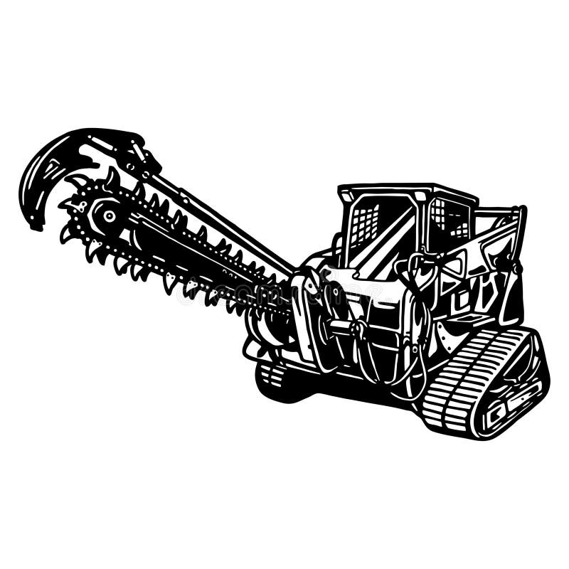 Cartoon Skid Steer Stock Illustrations – 314 Cartoon Skid Steer Stock ...