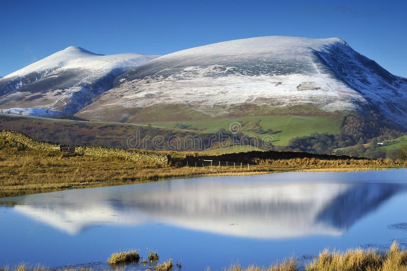 Skiddaw stock photo. Image of beach, reeds, district - 28702468