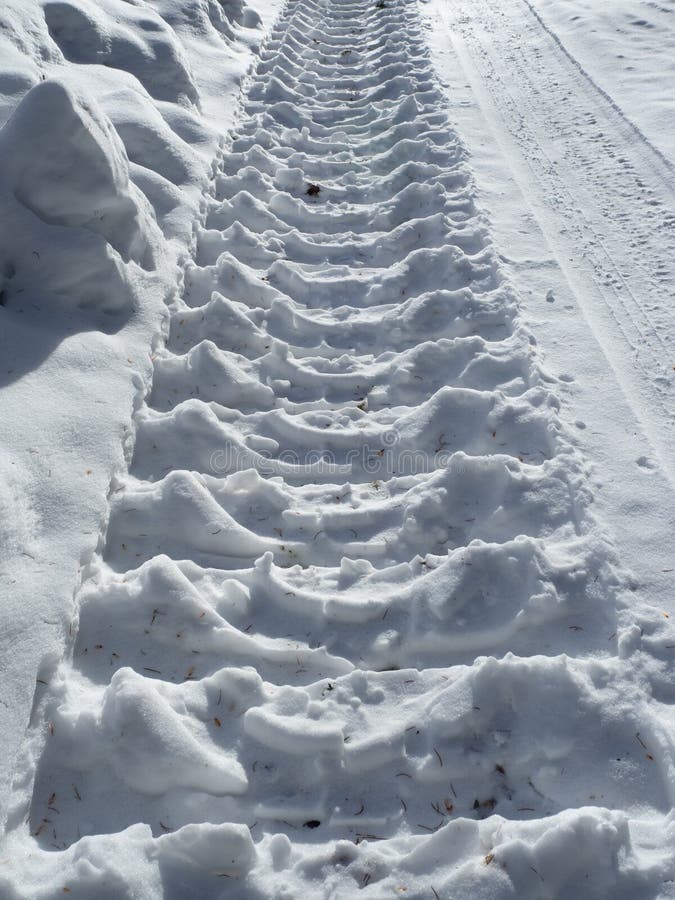 Skid Marks in Snow stock photo. Image of white, tracks, dangerous - 43546