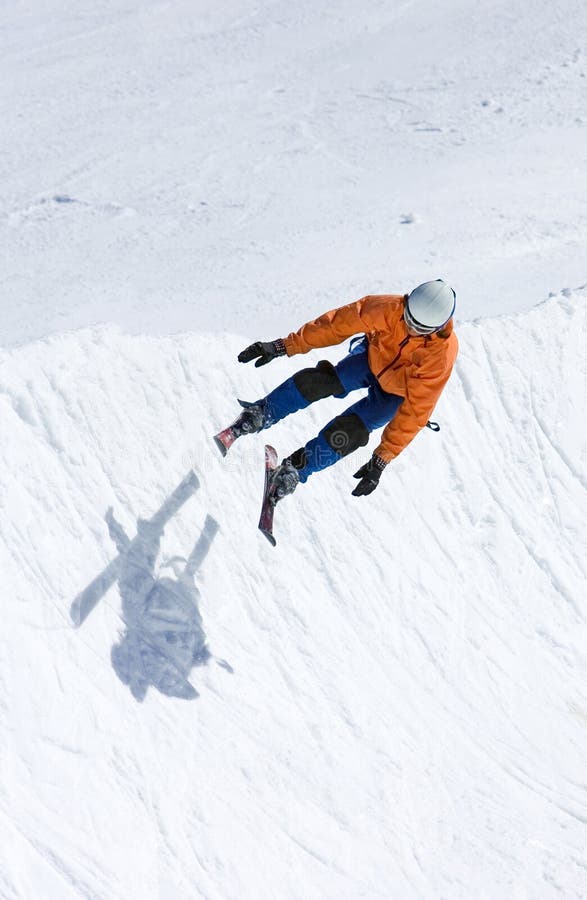 Skier on Half Pipe of Pradollano Ski Resort in Spain Stock Photo ...