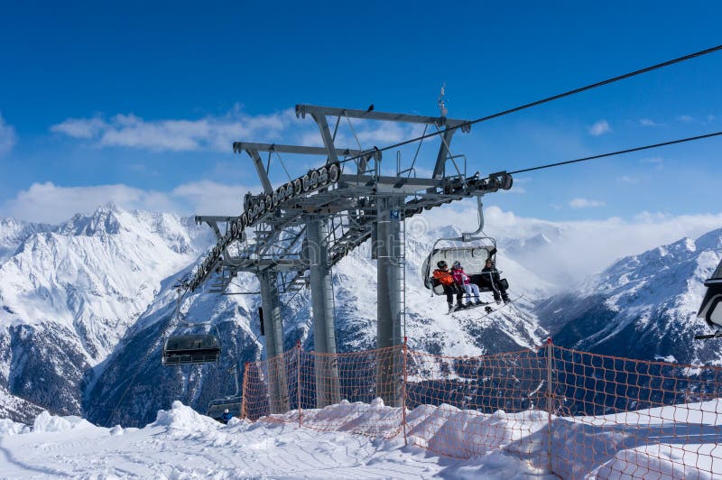 Chairlift Ski Resort Schladming Editorial Photography Image Of