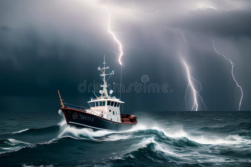 Skies on Fire stock illustration. Illustration of generative - 268059391