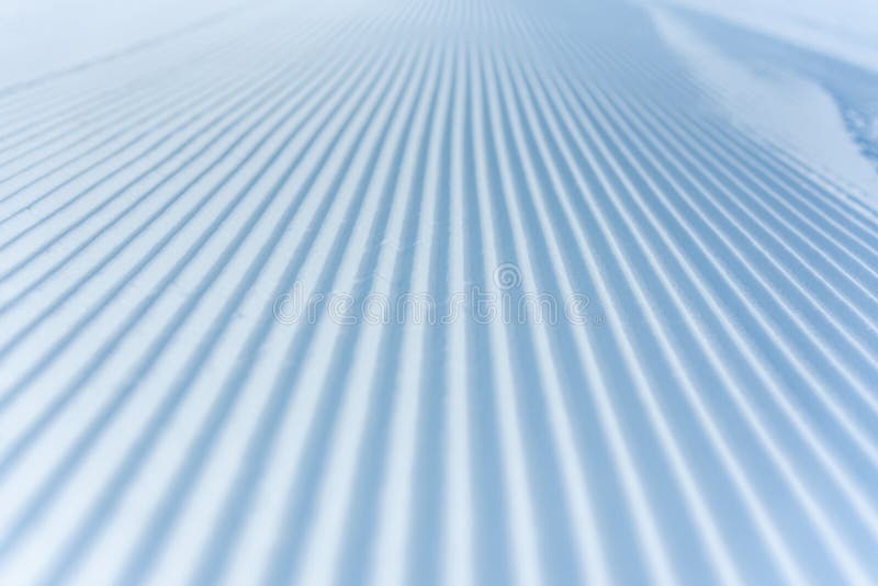 Skiing Background - Fresh Snow on Ski Slope Stock Photo - Image of ...