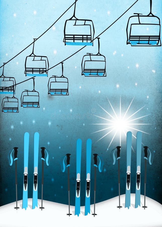 Skiing Background Stock Illustrations – 17,708 Skiing Background Stock ...