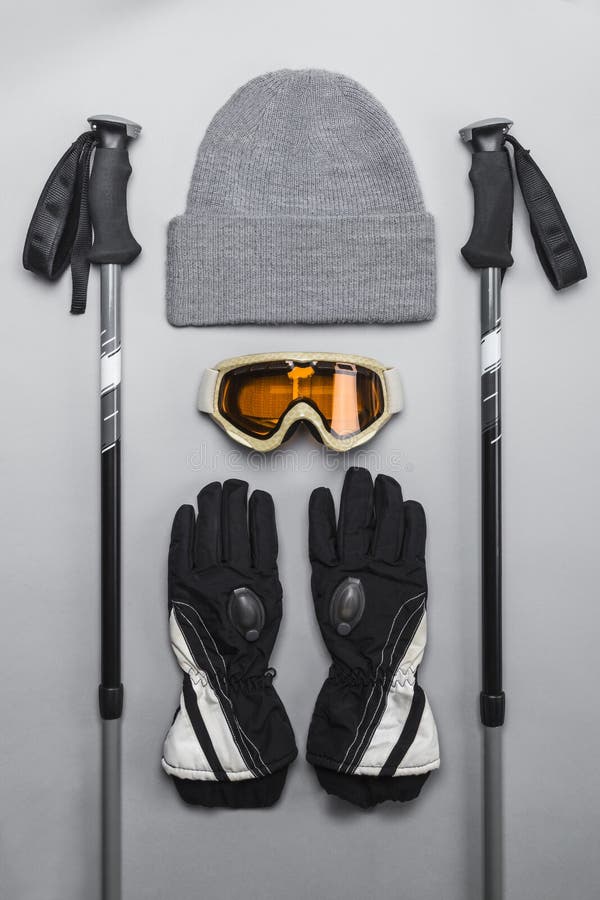 Skiing clothes and gear stock photo. Image of skier - 149090130