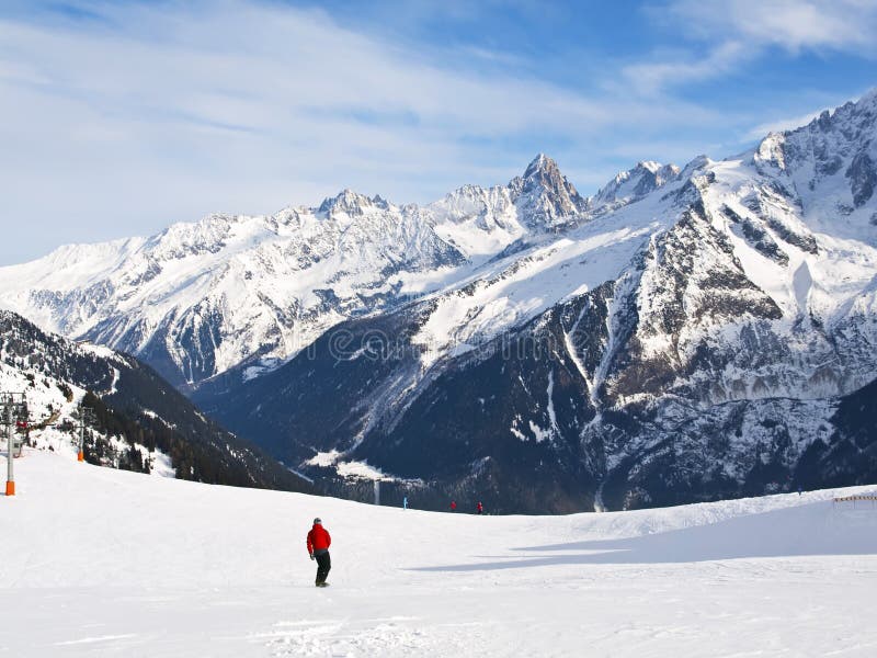 French Alps at Chamonix stock photo. Image of france - 26692174