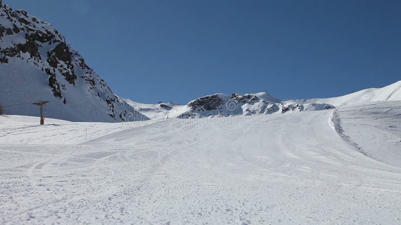 Skiing stock footage. Video of winter, sport, angle, people - 37045089