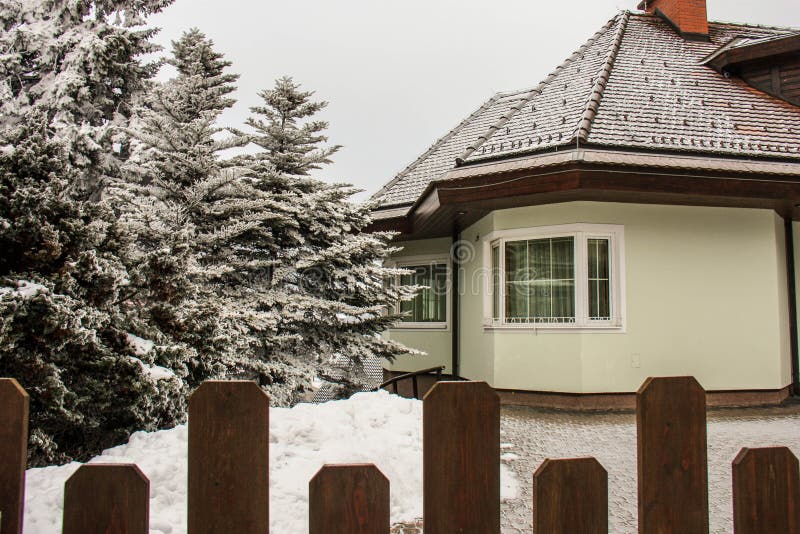 Skiing Resort Semmering, Austria. Beautiful Chalet in Austrian Alps in ... Skiing Resort Semmering, Austria. Beautiful Chalet in Austrian Alps in ...