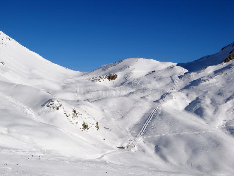 Skiing slope stock image. Image of active, outdoor, cold - 11181861