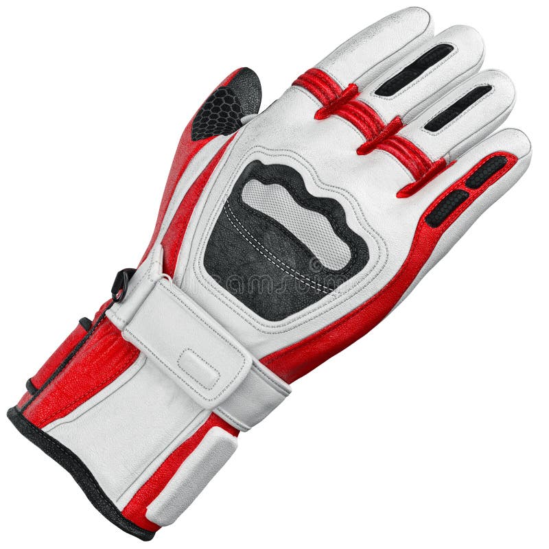 Skiing Sports Glove Isolated, Front View Stock Image - Image of winter ...
