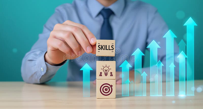 Skill Competency Development Concept, Leadership and Upskilling with ...