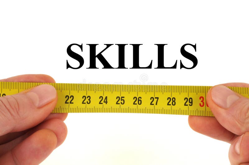Skill concept measure stock illustration. Illustration of centimeter ...