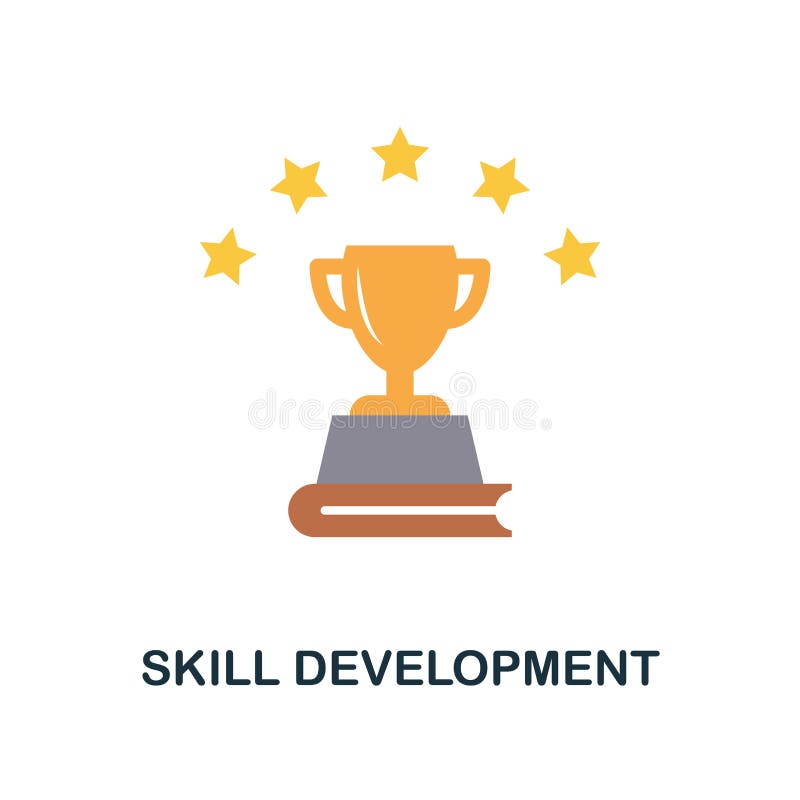 Skill Development Creative Icon. Simple Element Illustration Stock ...