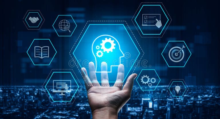 Skill Development for Human or AI Intelligence Vouch Stock Photo - Image of mindset, coaching ...