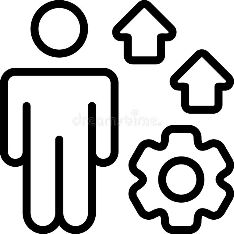 Skill Development Vector Icon Stock Illustration - Illustration of ...