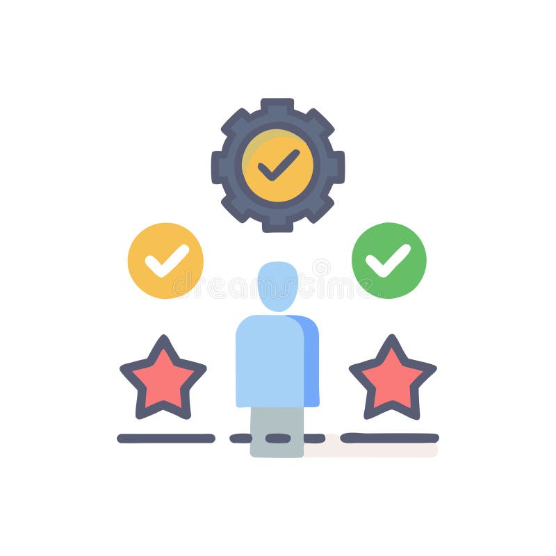 Skill Icon for Training and Development Stock Photo - Illustration of ...