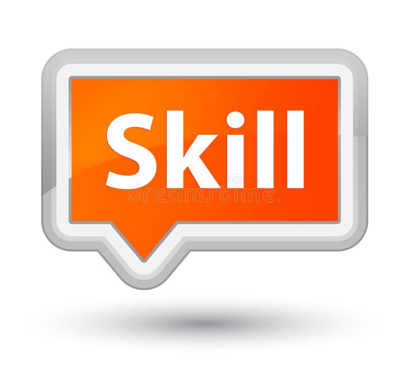 Skill Prime Orange Round Button Stock Illustration - Illustration of ...