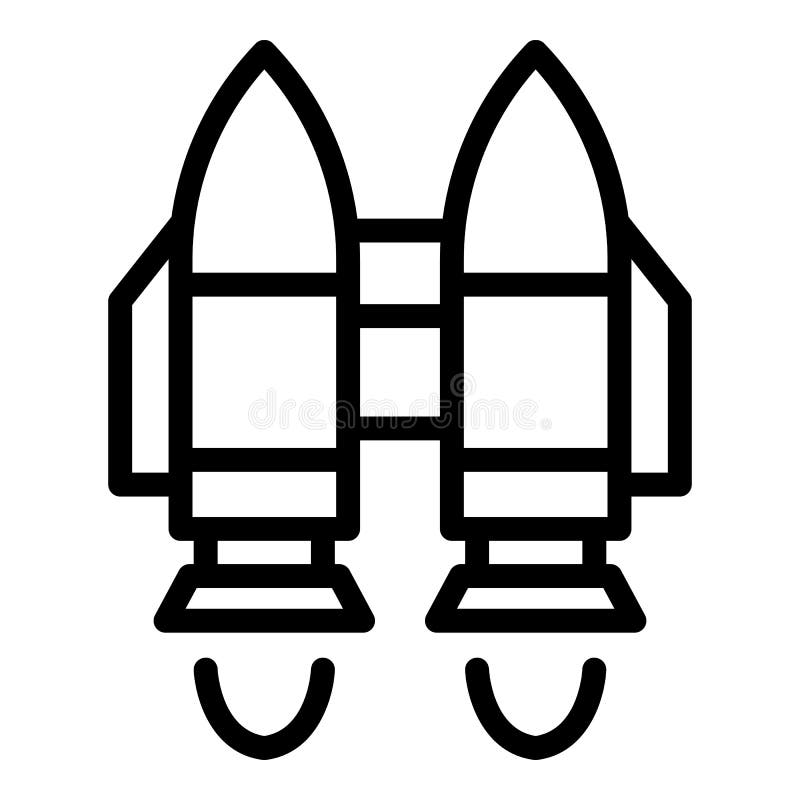 Jetpack Outline Stock Illustrations – 228 Jetpack Outline Stock ...