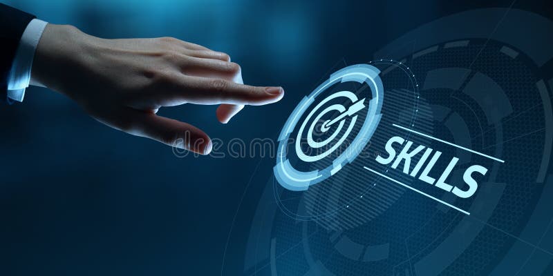 Skill Knowledge Ability Business Internet Technology Concept Stock ...