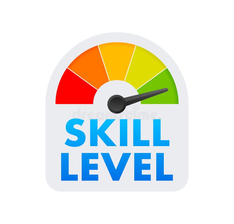 Skill Level Indicator Stock Illustrations – 161 Skill Level Indicator ...