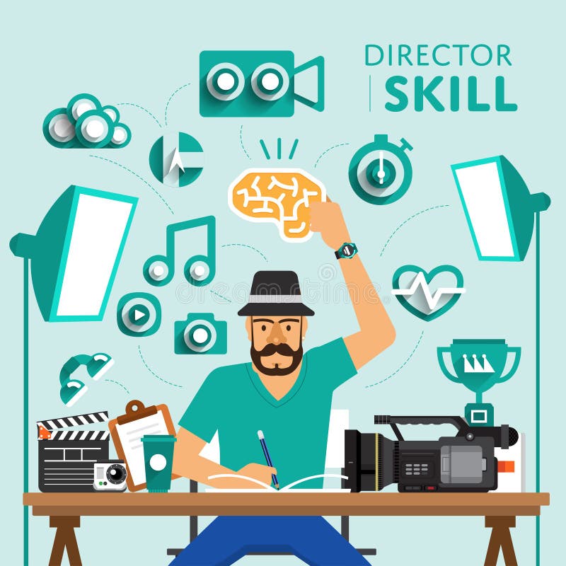 Skill people stock vector. Illustration of flat, idea - 61401225