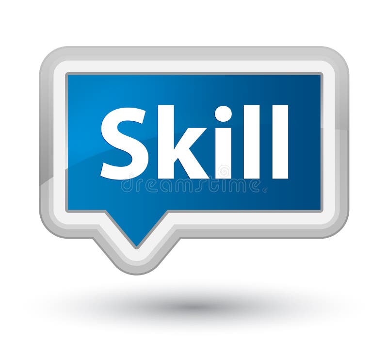 Skill Prime Blue Banner Button Stock Illustration - Illustration of ...