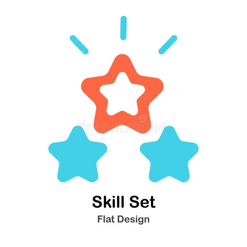 Skill Set Flat Illustration Stock Vector - Illustration of career ...