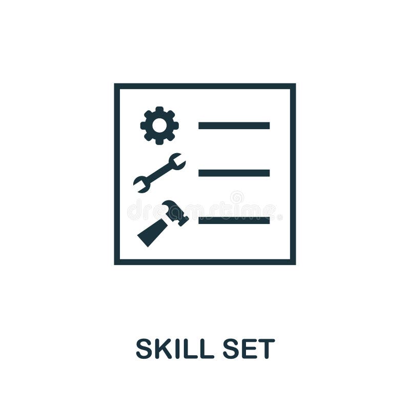 Skill Set Icon. Simple Element from Business Management Collection ...