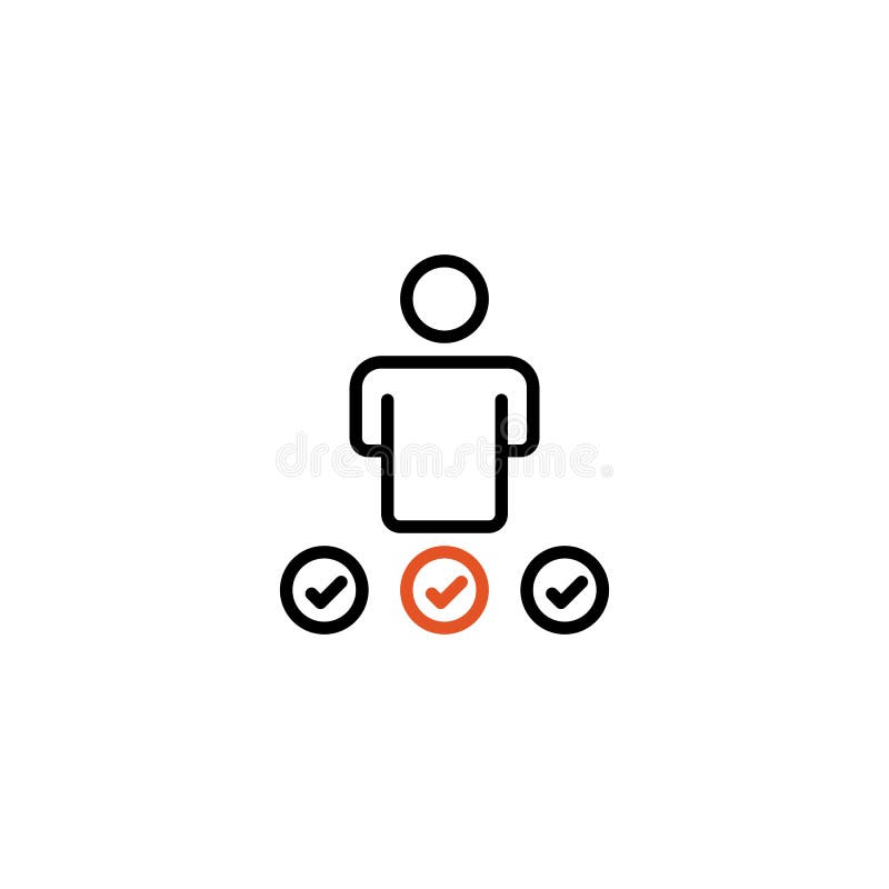 Skill Set Requirement Outline Icon, Logo, and Illustration Stock Vector ...