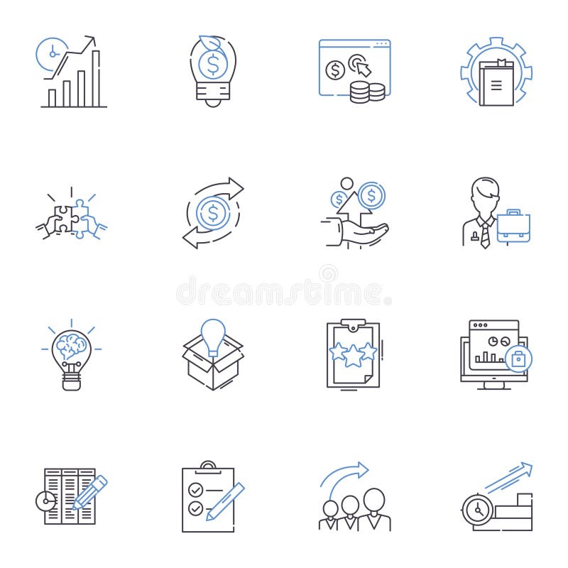 Flexibility and Adaptability Line Icons Collection. Versatile, Agile ...