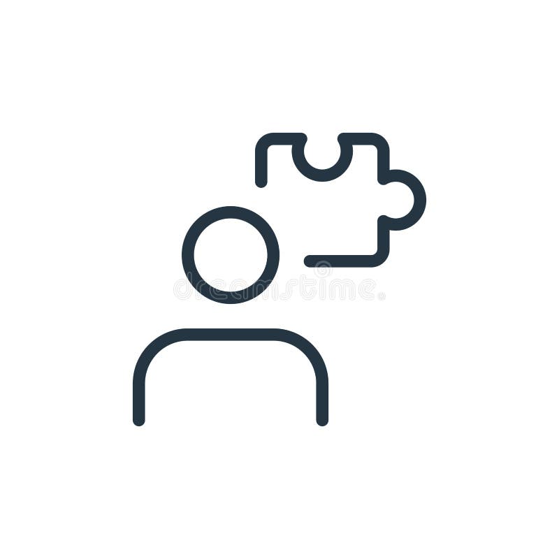 Skill Vector Icon Isolated on White Background. Outline, Thin Line ...