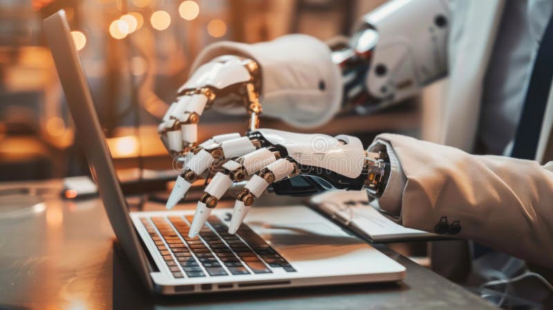 Engineer Human Worker with Robotic Artificial Intelligence with AI ...