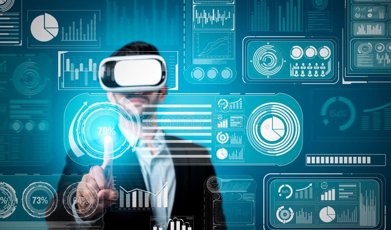 Skilled Business Man Looking Data Analysis while Planning Strategy ...