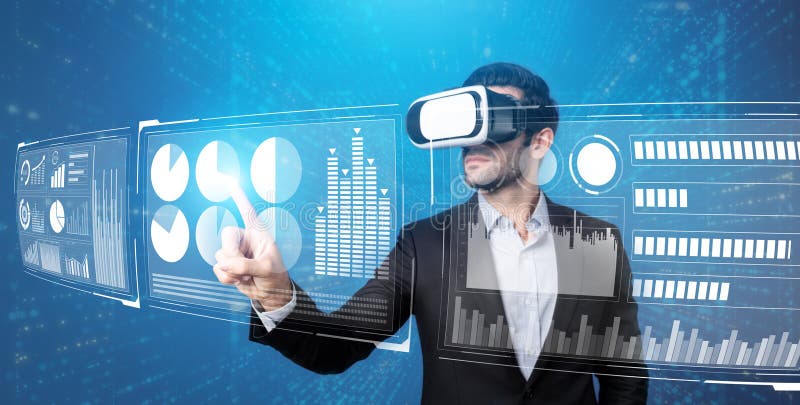 Skilled Business Man Looking Data Analysis while Planning Strategy ...