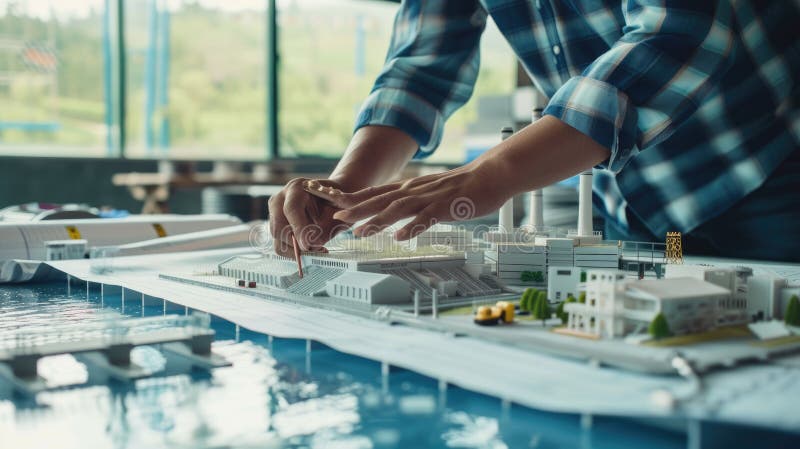Skilled Civil Engineer Planning Hydro Electrical Power by Using Model ...