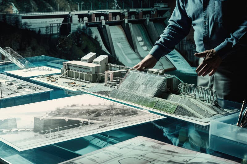 Skilled Civil Engineer Planning Hydro Electrical Power by Using Model ...