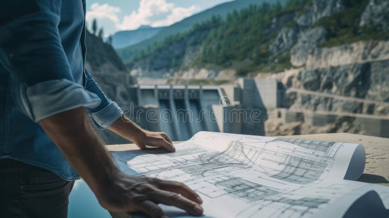 Skilled Civil Engineer Planning Hydro Electrical Power by Using Model ...