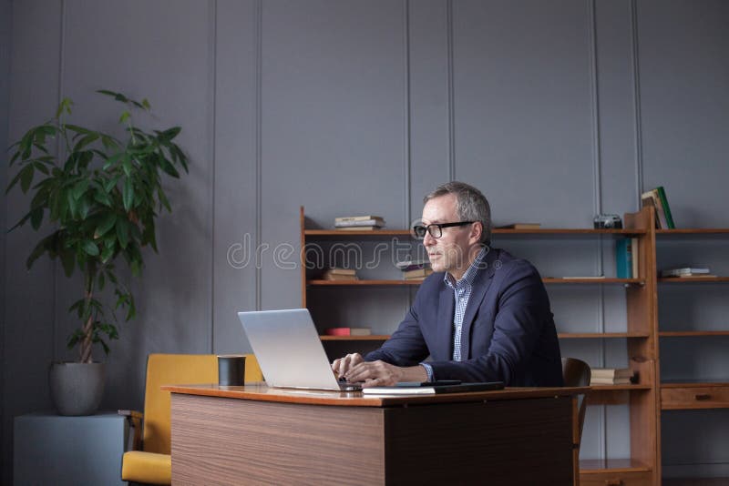 Skilled Man Programmer Developing Application Software and Using Laptop ...