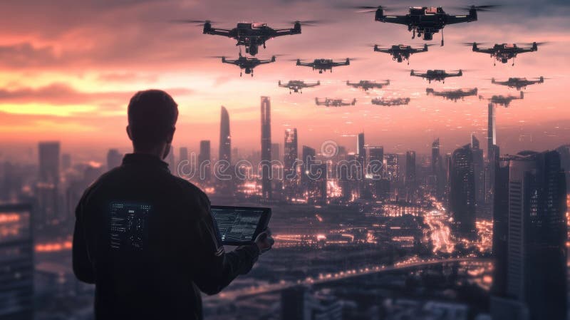 The Skilled Operator Manages a Fleet of Advanced Drones Using a ...