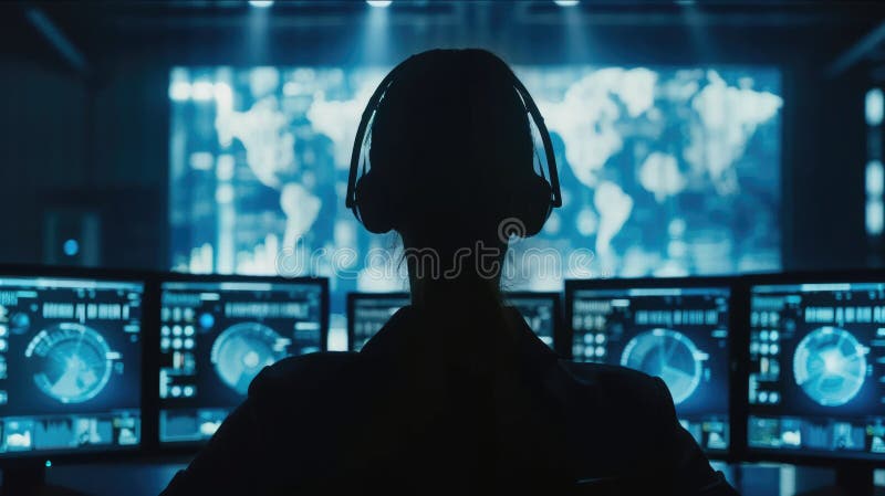 Skilled Programmer Coding Engineering Code While Sitting At Computer