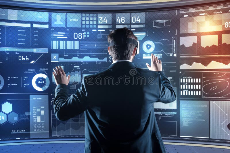 Skilled Programmer Wearing Virtual Reality Device while Working Alone ... Skilled Programmer Wearing Virtual Reality Device while Working Alone ...