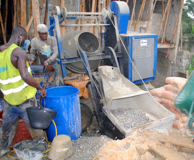 SKILLED WORKERS editorial stock image. Image of african - 58485194